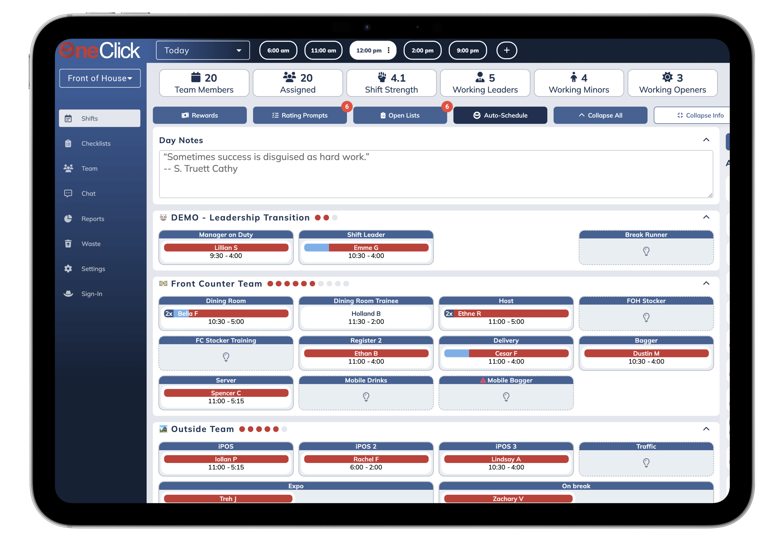 OneClick - Teamwork Perfected with One Click!